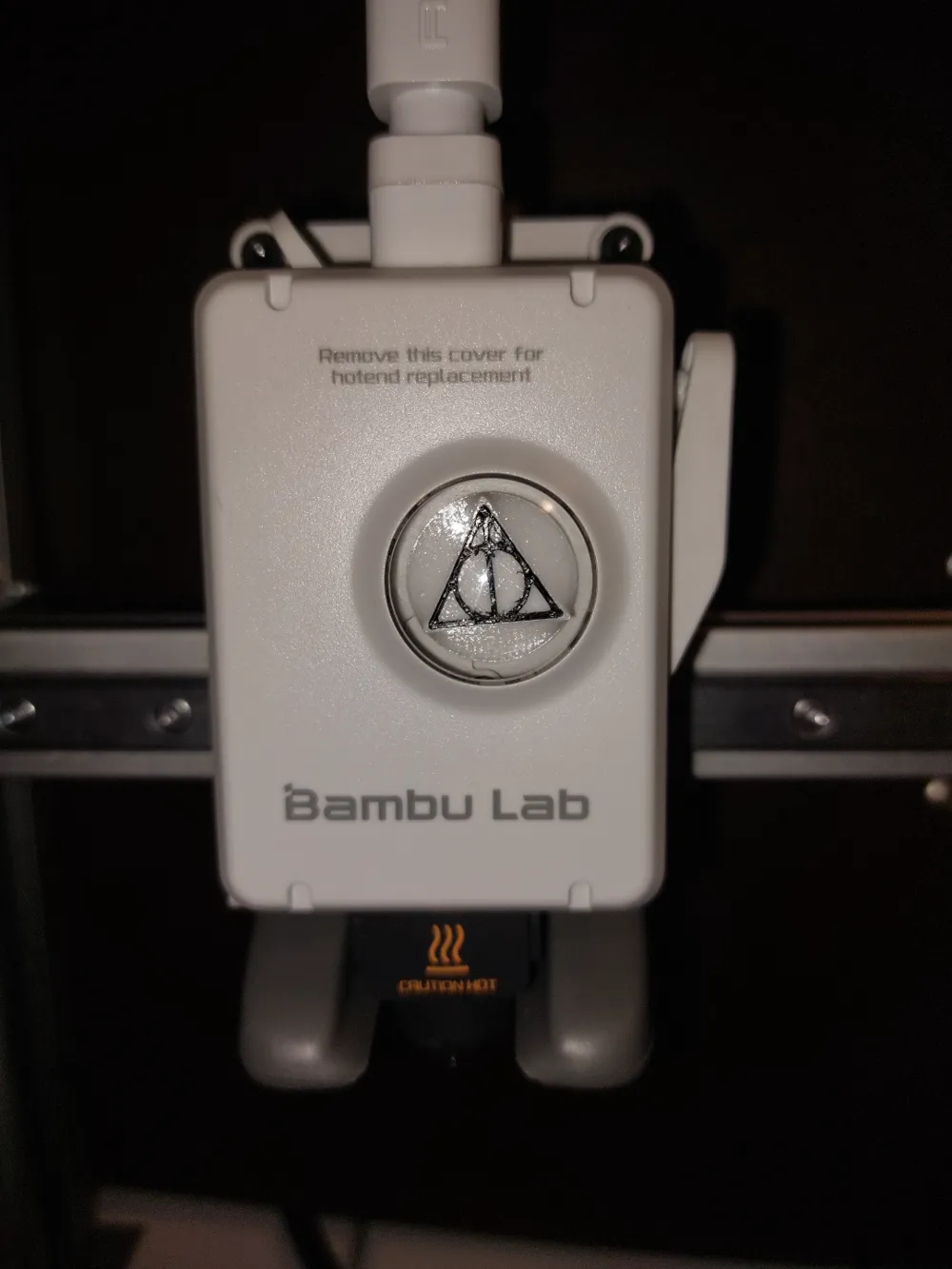 A1 Extruder wheel/gear Harry Potter DeathlyHallows by dark_phoenix - MakerWorld