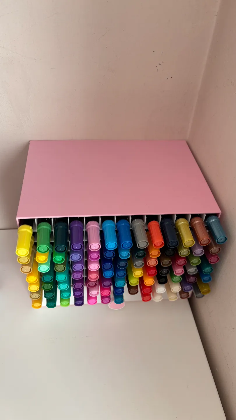 Acrylic marker storage by JesRom - MakerWorld