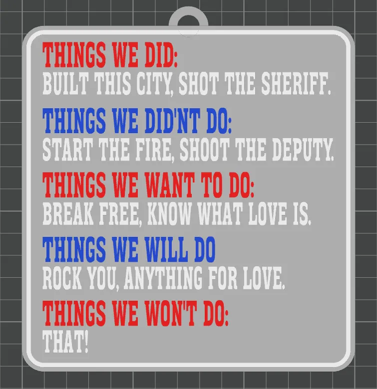 1980's Things Sign - Free 3D Print Model - MakerWorld