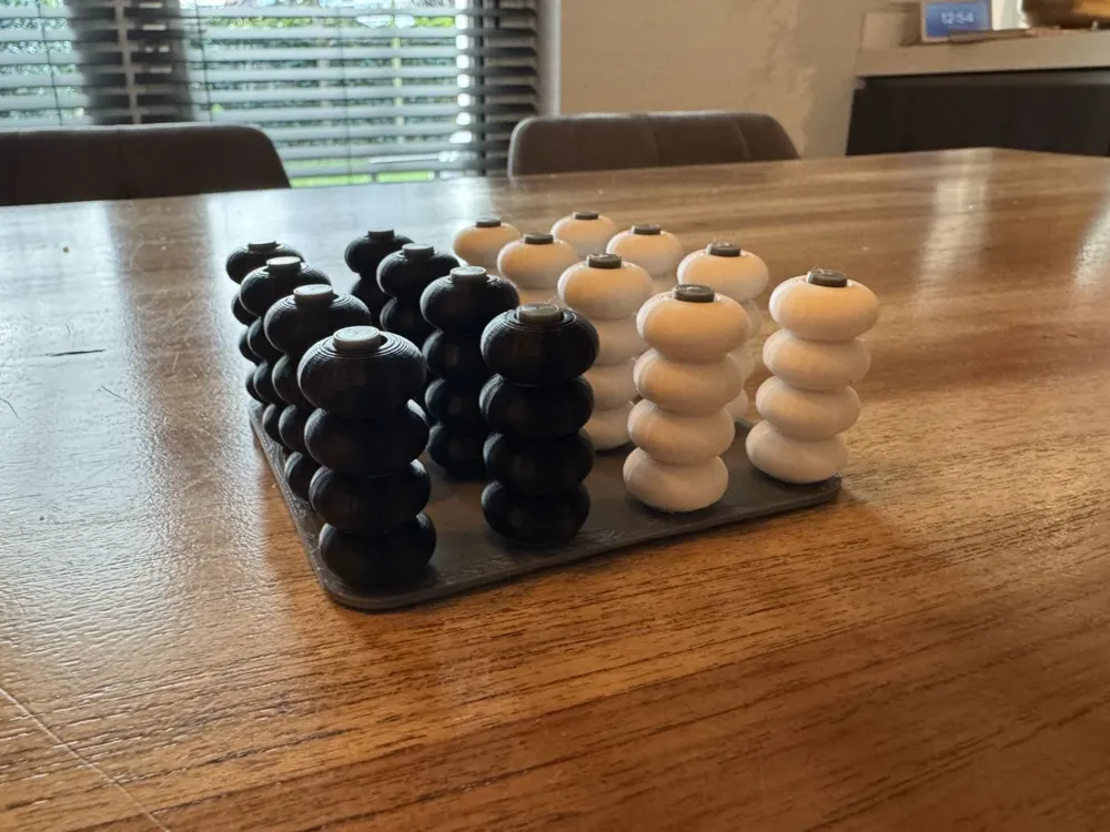 3D connect 4 / 4 in a row game by GekkenHuis MakerWorld: Download Free ...