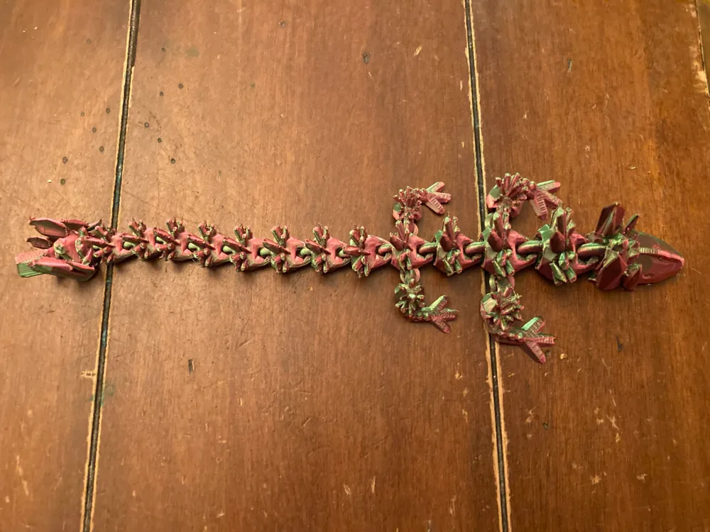 extra flexi rustic dragon by BlueRiverMountain3D by BlueRiverMountain3D ...