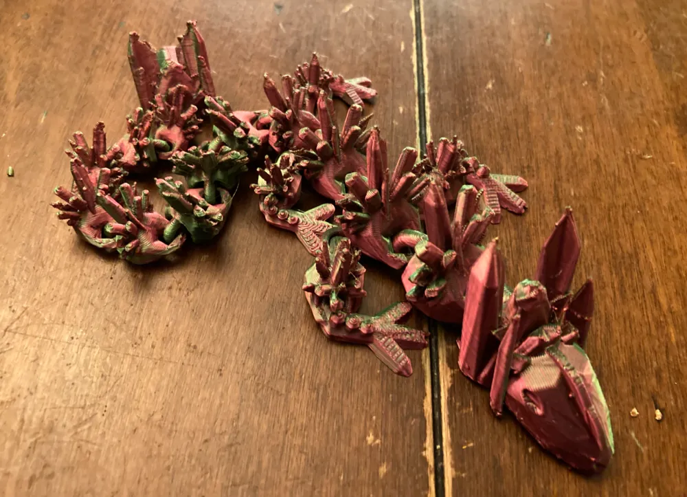 extra flexi rustic dragon by BlueRiverMountain3D by BlueRiverMountain3D ...