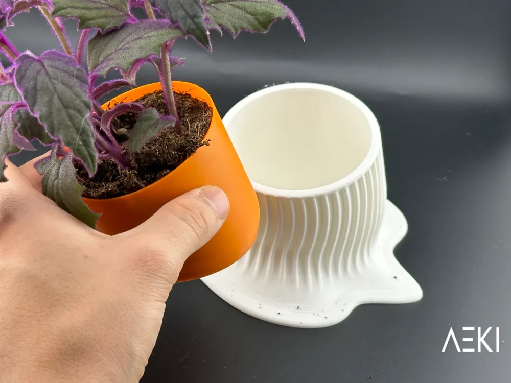 Melting pot planter - Free 3D Print Model - MakerWorld