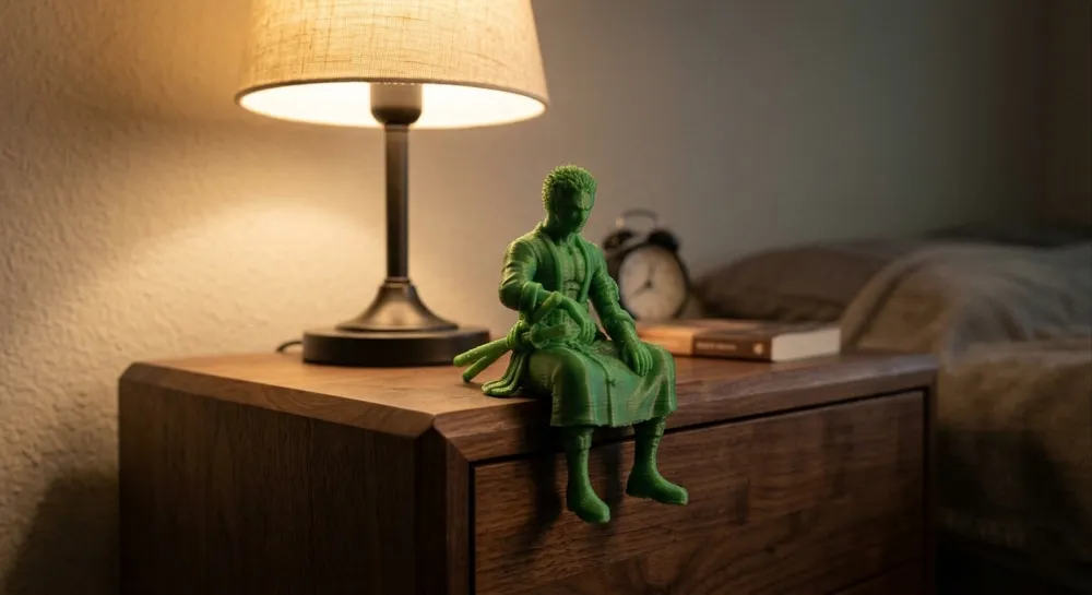 Roronoa Zoro - Shelf Sitting Figure (One Piece) - Free 3D Print Model ...