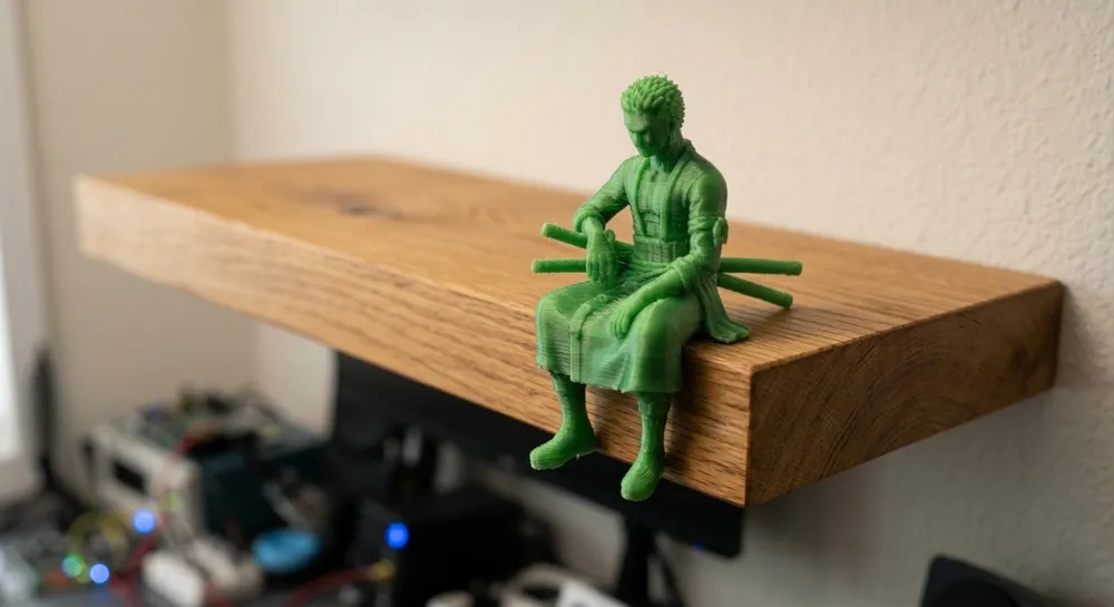 Roronoa Zoro - Shelf Sitting Figure (One Piece) - Free 3D Print Model ...