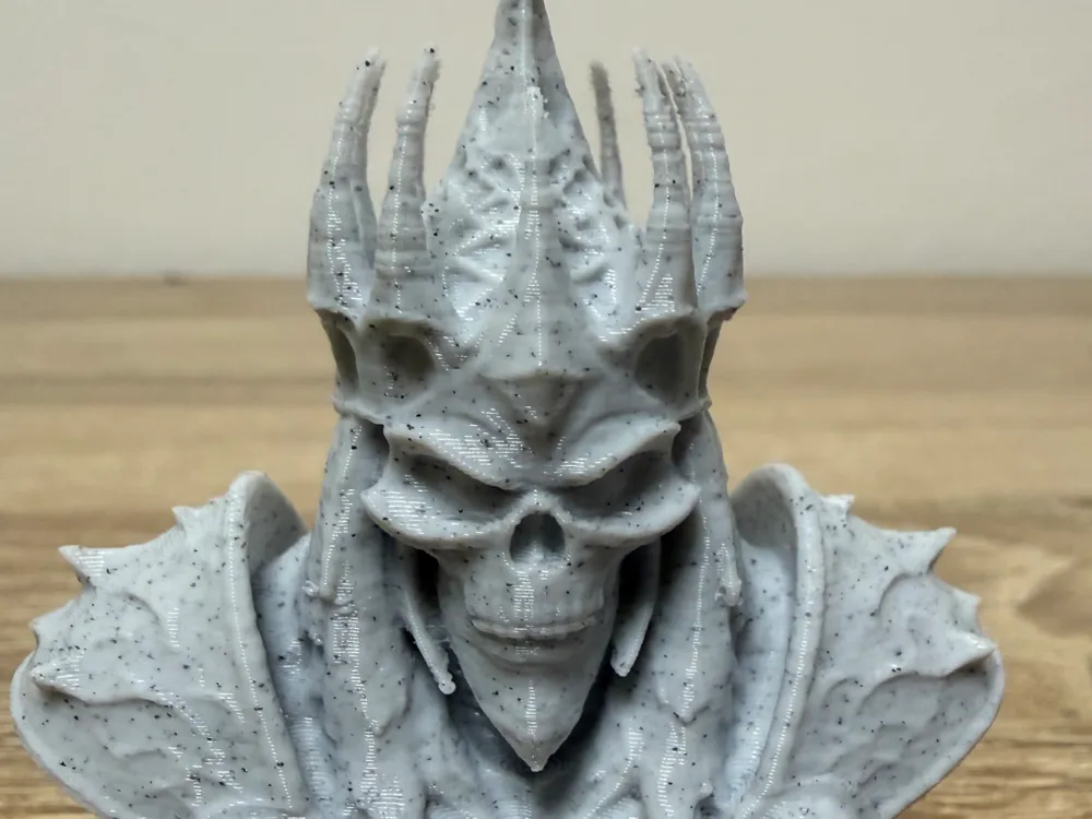 Lich King statue - Free 3D Print Model - MakerWorld
