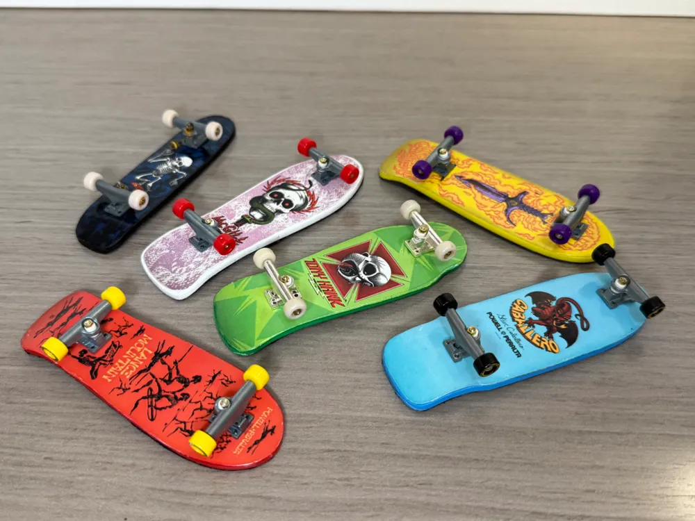 1:8 Scale Old School Finger Boards - Tech Deck - Free 3D Print Model ...