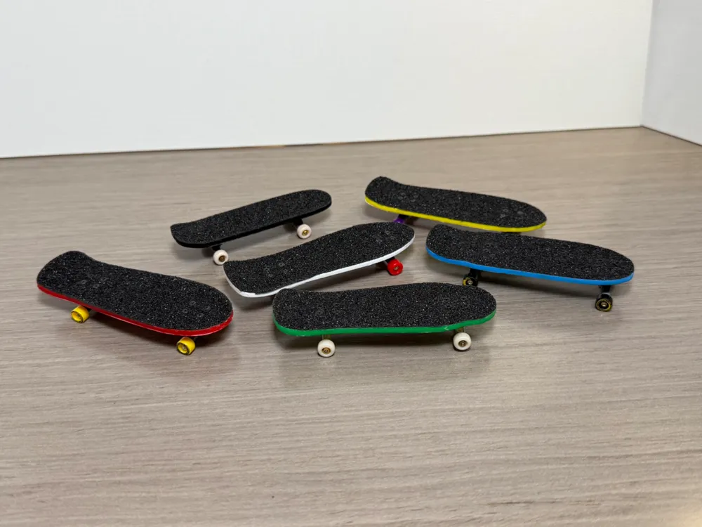 1:8 Scale Old School Finger Boards - Tech Deck - Free 3D Print Model ...