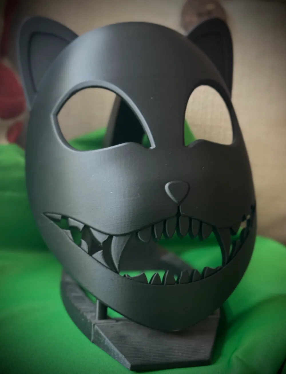 Fang Teeth Cat Mask - Free 3D Print Model - MakerWorld