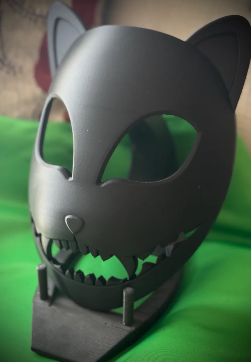 Fang Teeth Cat Mask - Free 3D Print Model - MakerWorld