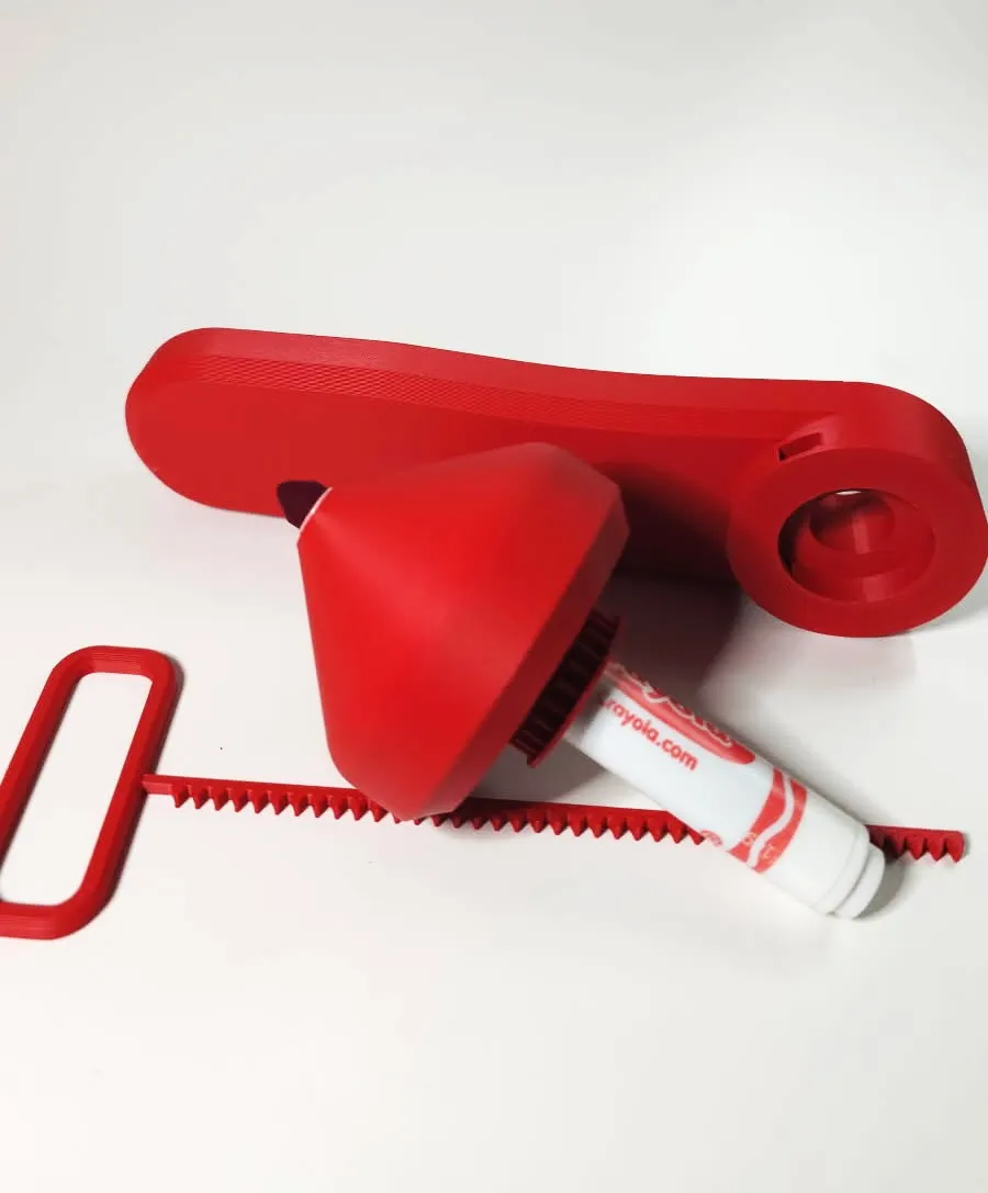 Crayola Bayblade - Spinning Marker Top by Dmack_3D - MakerWorld