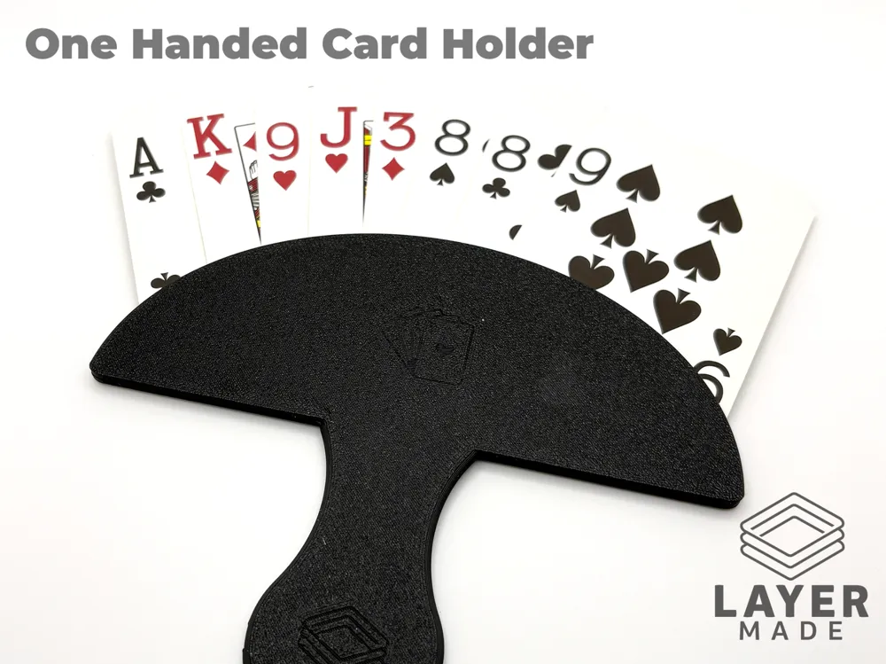 One Handed Card Holder by Layer Made MakerWorld: Download Free 3D Models