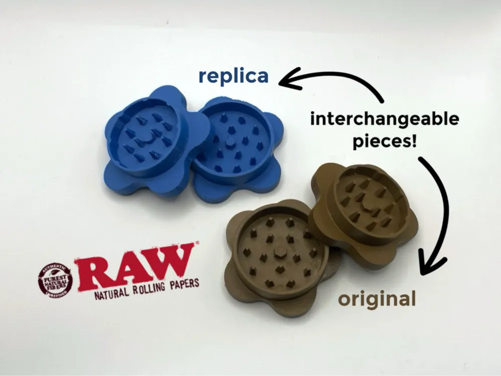 RAW Gripper Grinder Replica - Free 3D Print Model - MakerWorld