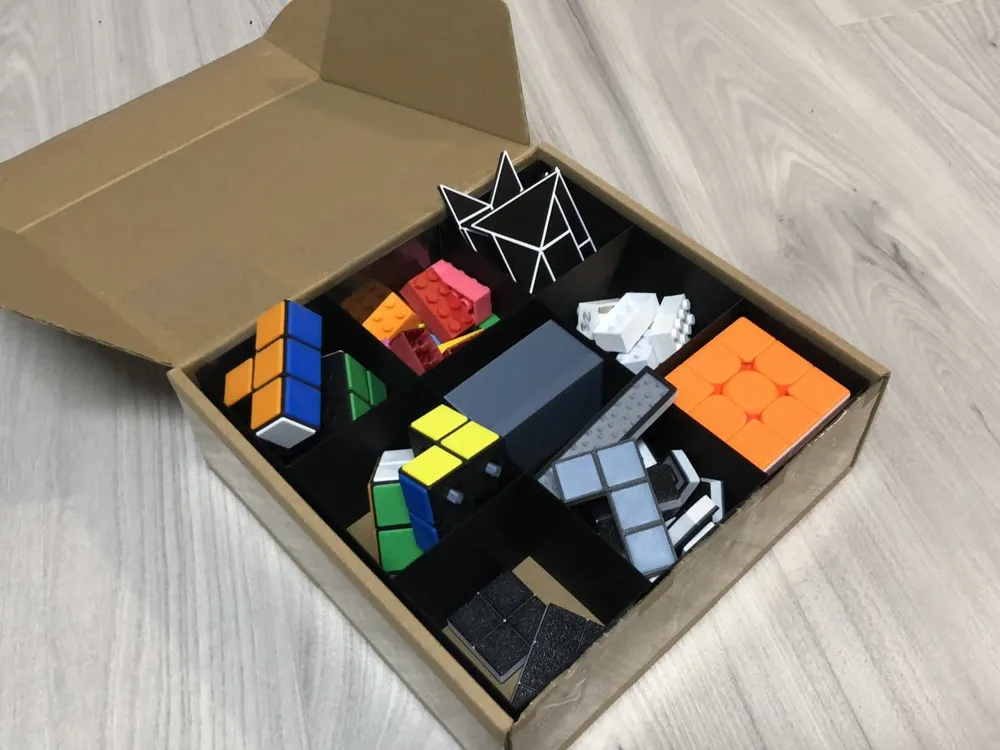 compartments for filament box (Bambulab eSUN ...) by Bichopebitou ...