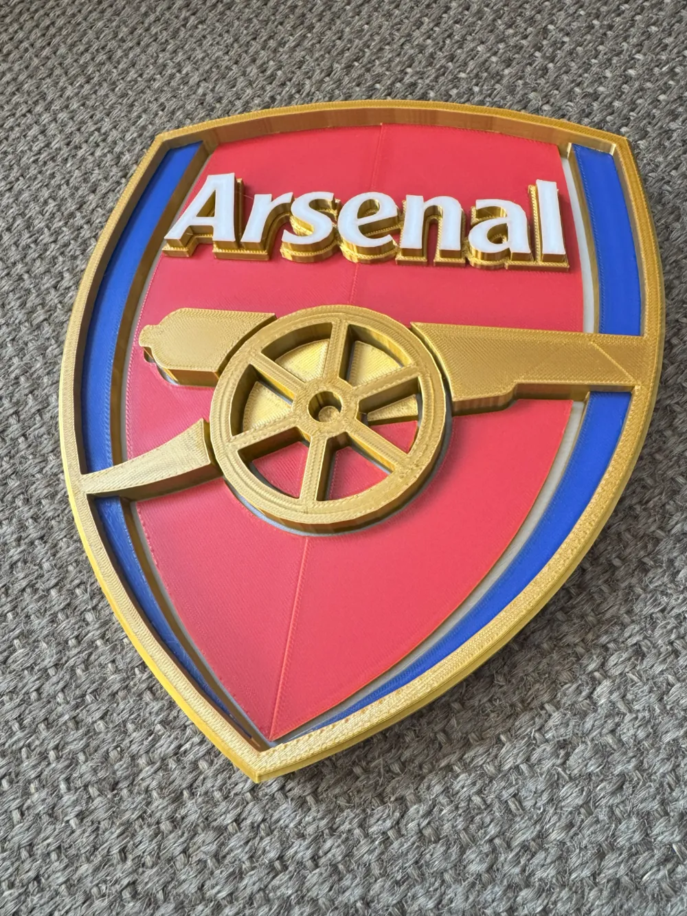 Arsenal FC 3D Logo Shield (4 Colors, AMS) Remixed by shaunkneller ...
