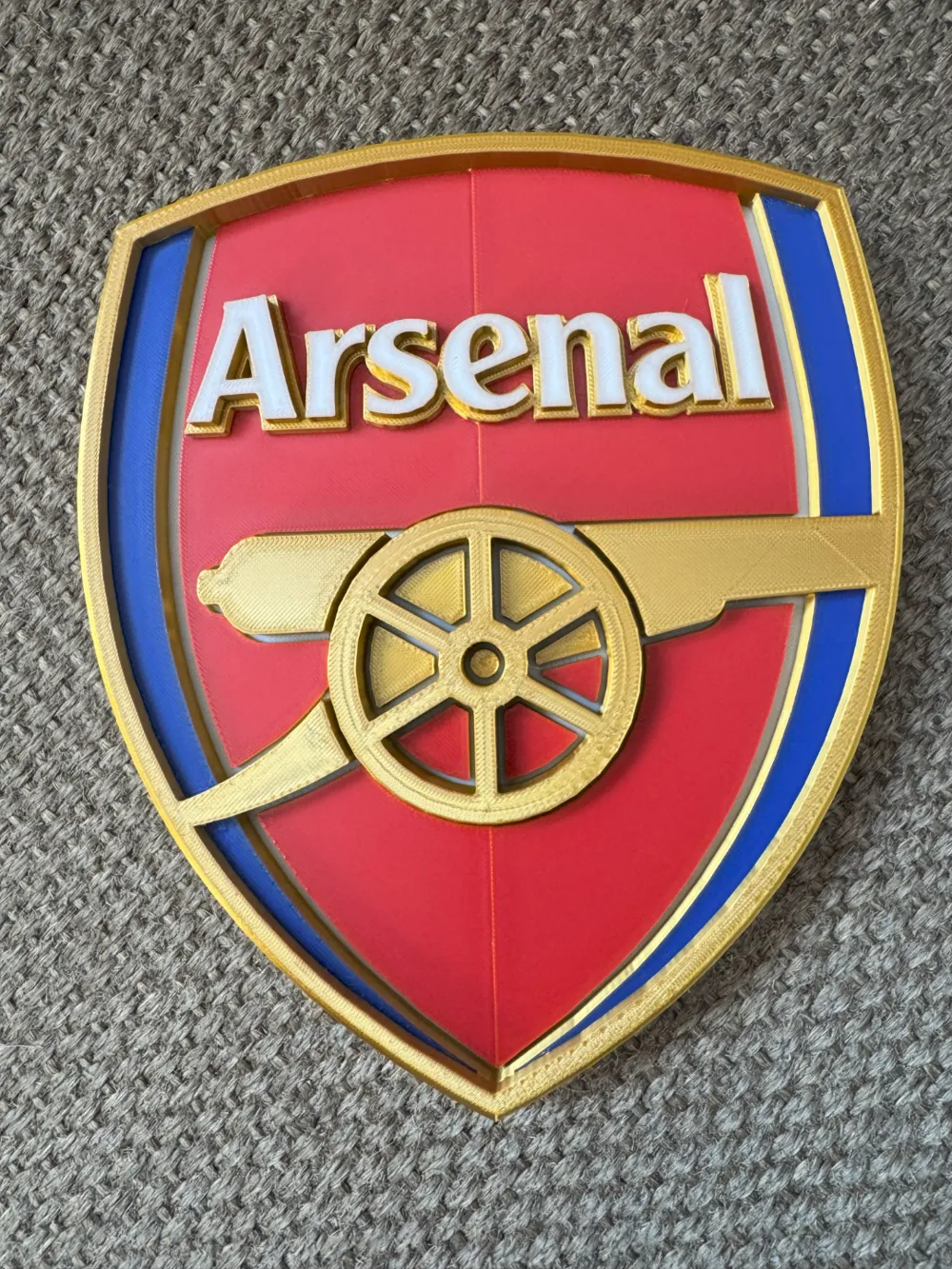 Arsenal FC 3D Logo Shield (4 Colors, AMS) Remixed by shaunkneller ...