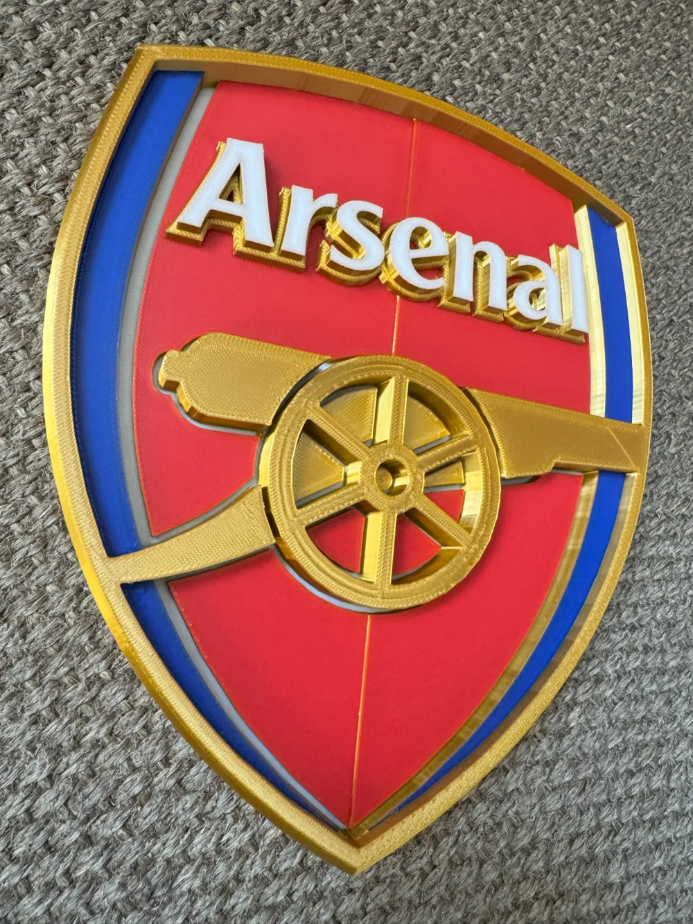 Arsenal FC 3D Logo Shield (4 Colors, AMS) Remixed by shaunkneller ...