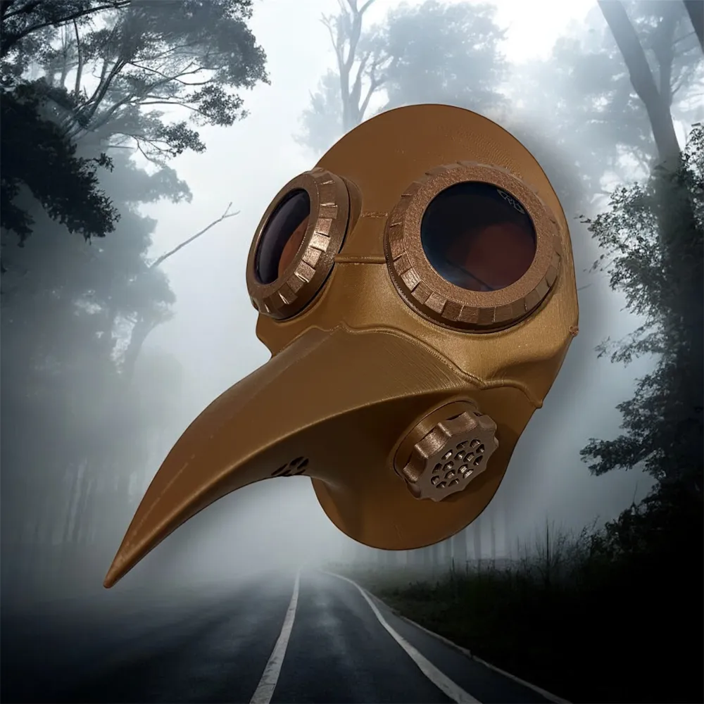 Wearable Plague Doctor Mask – 3D Printable Cosplay by Frankly ...