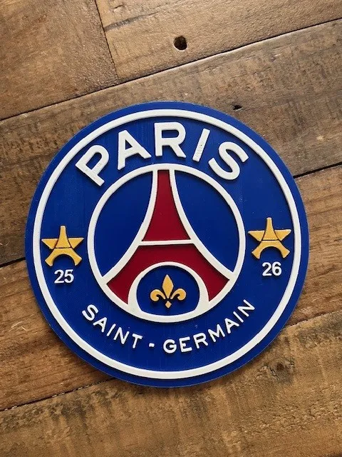 Logo PSG 2 Sterne – Kostenloses 3D-Druckmodell – MakerWorld