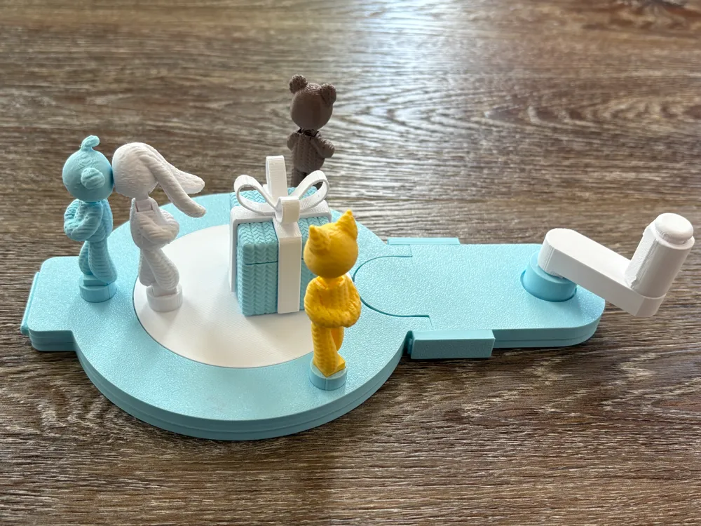 Magnetic Valentine Kissing Toy - Free 3D Print Model - MakerWorld