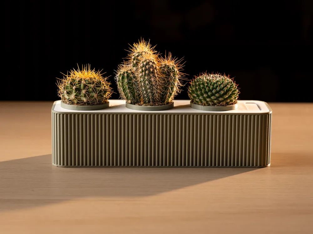Parametric Self-Watering Planter - Free 3D Print Model - MakerWorld