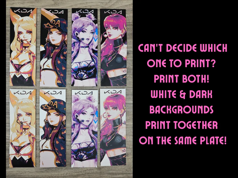League of Legends - KDA Bookmarks by BusyKikiBee MakerWorld: Download ...