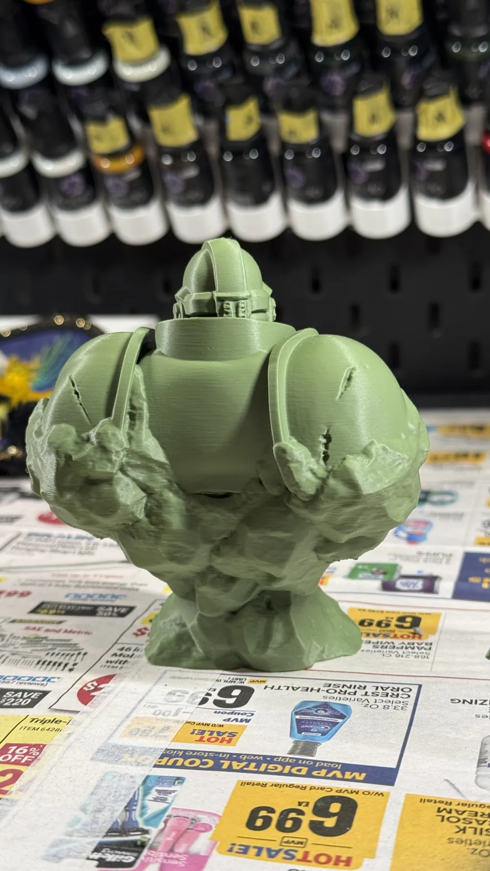 Grimdark Soldier: Painting & Finish Practice Bust - Free 3D Print Model ...