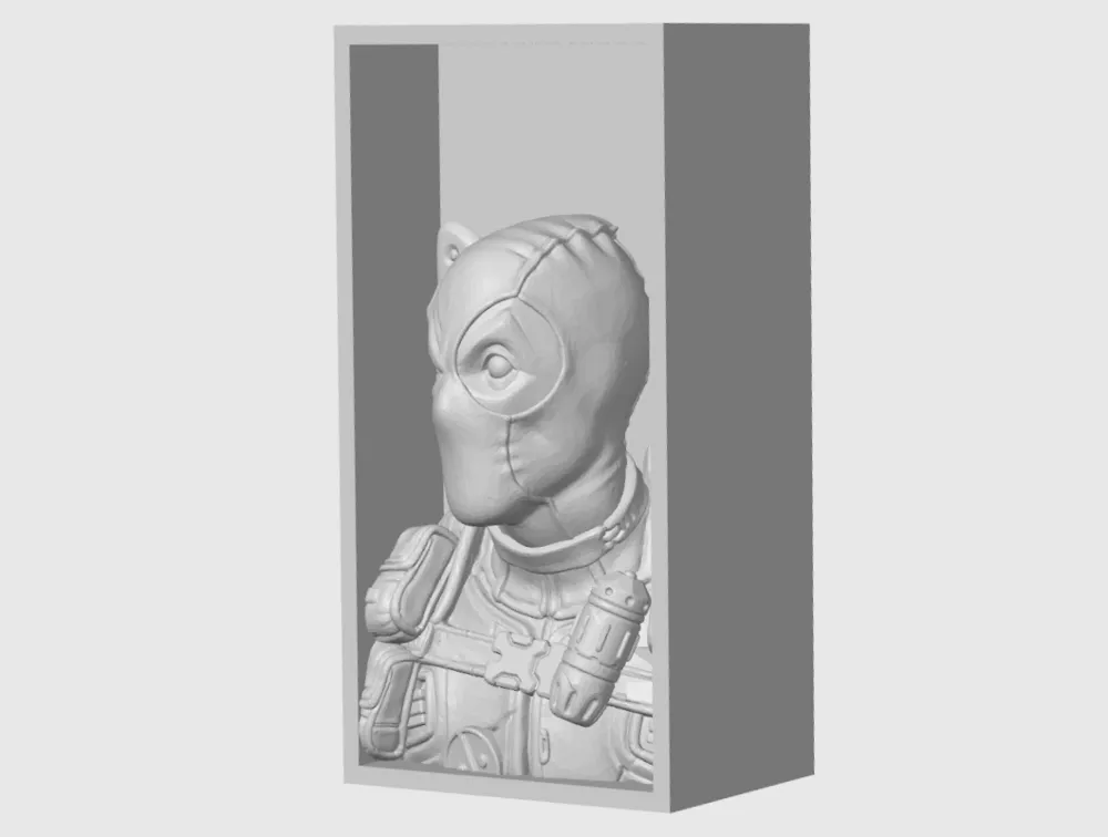 Deadpool Book Nook - Free 3D Print Model - MakerWorld