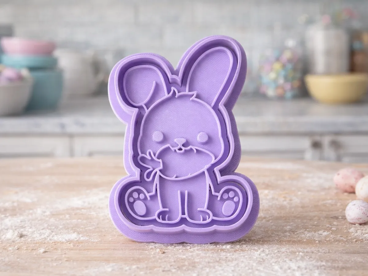 Bunny Cookie Cutter – Easter Theme - Free 3D Print Model - MakerWorld