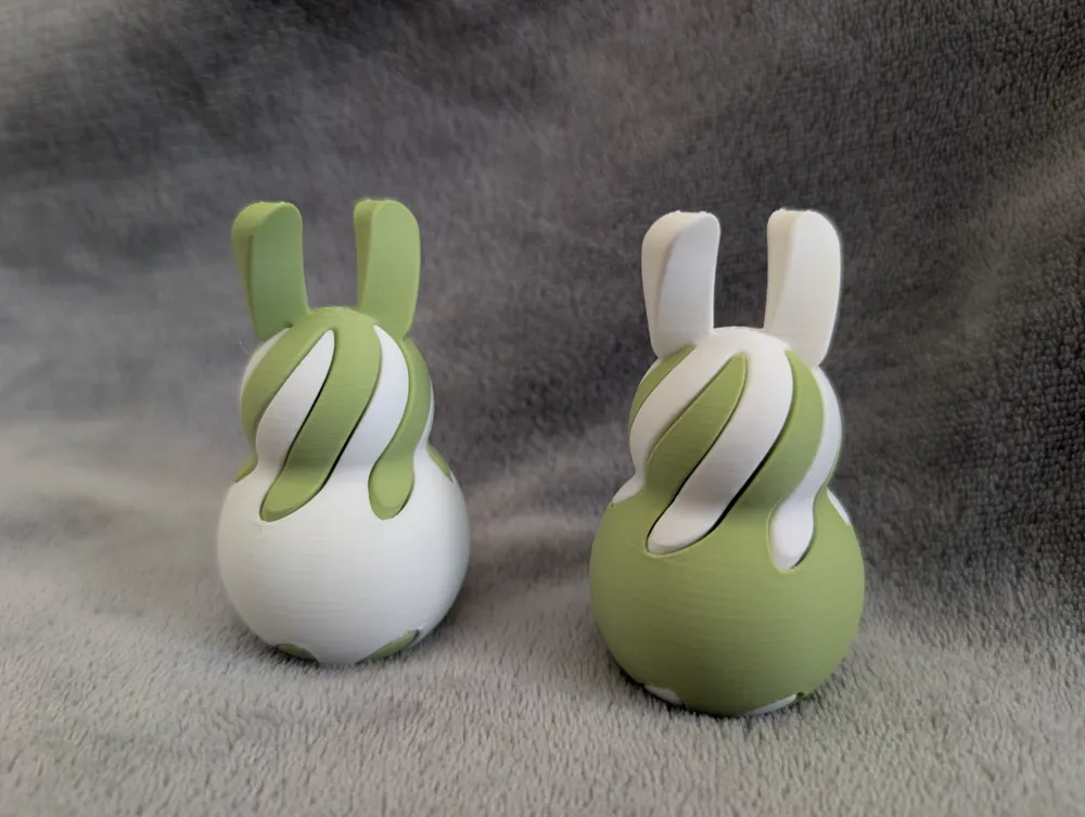 Helix Fidget Easter Bunny by kellerchen MakerWorld: Download Free 3D Models