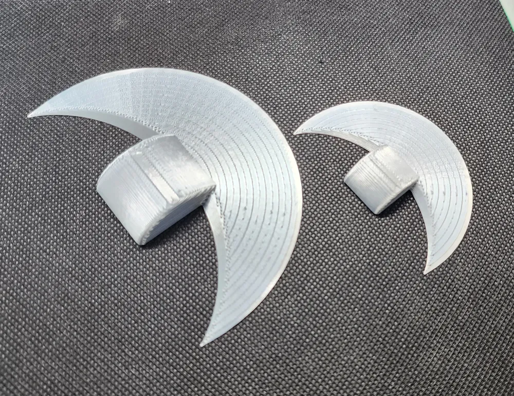 Crescent Moon Bed Scraper by TripleGWorkshop - MakerWorld