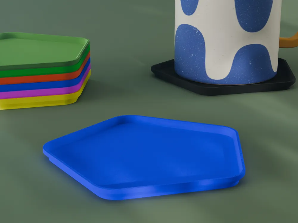 Stackable Pentagon Coaster Set | 3 Sizes by Rasmus Helbo - MakerWorld