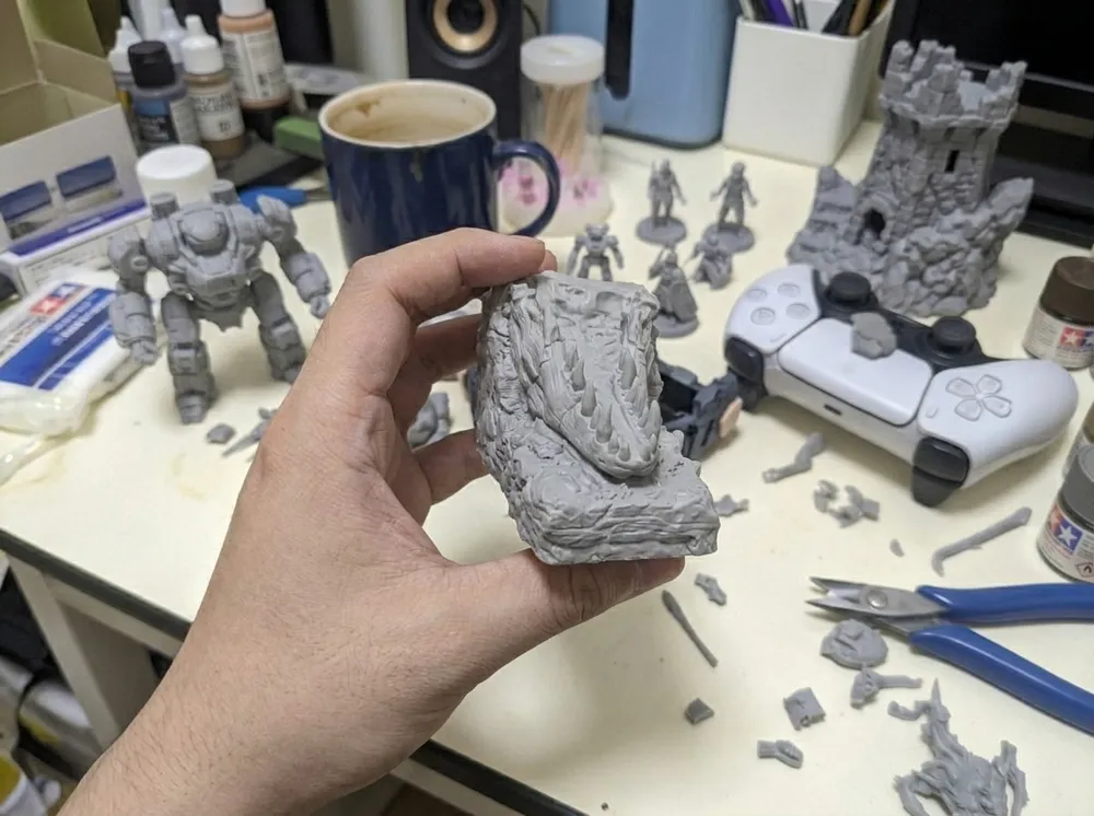 MOSASAUR JAW FOSSIL - Free 3D Print Model - MakerWorld