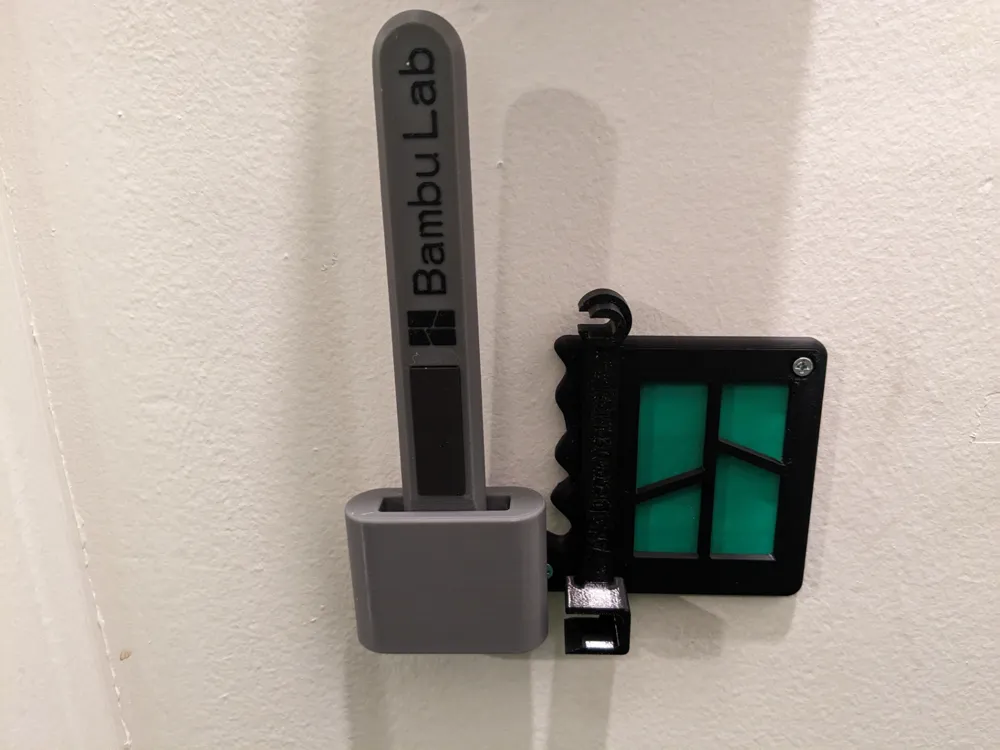 Scraper and AMS disconnect wall mount // Screw or Tape mounted by ...