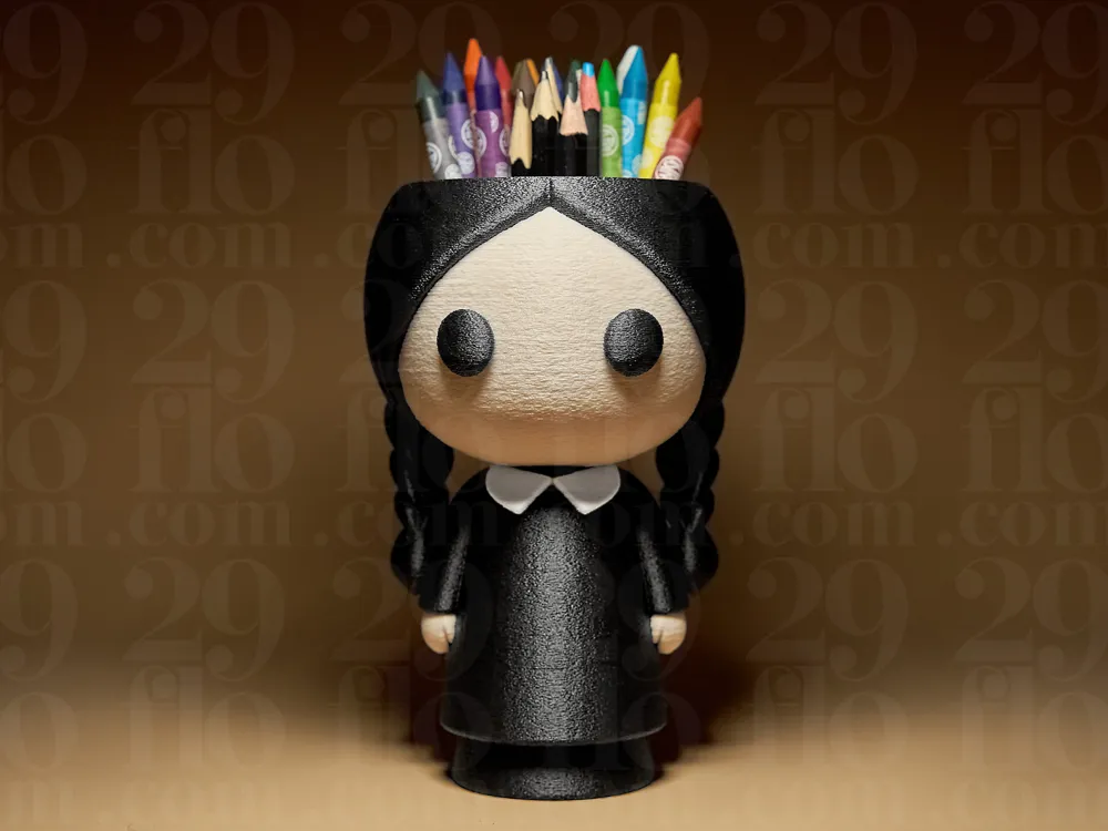 Wednesday Addams Things Organizer - Free 3D Print Model - MakerWorld