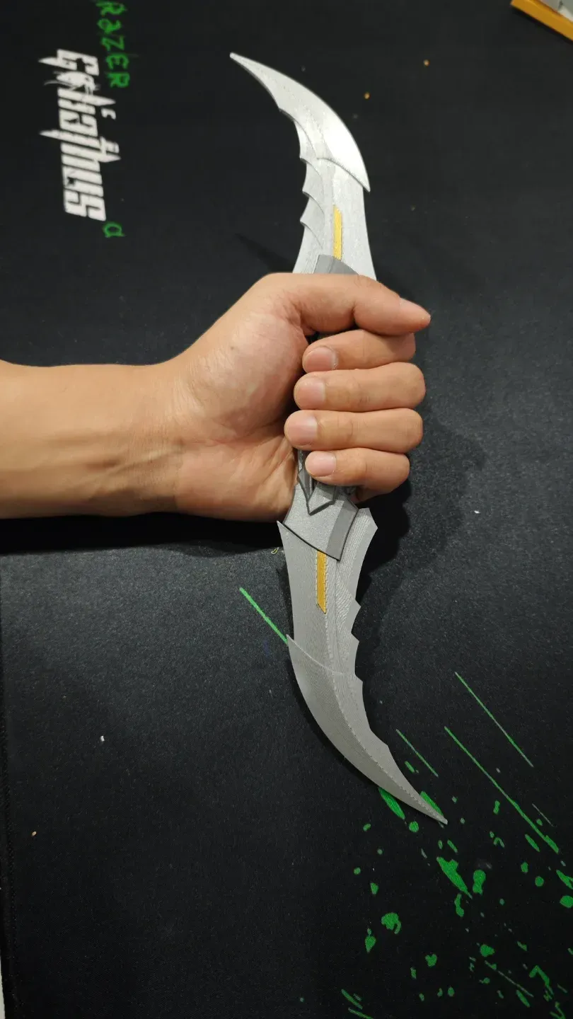 Dual-Blade Claw Knife (Dual Form) Dual-Blade Throwing Knife by user_302798553 MakerWorld ...