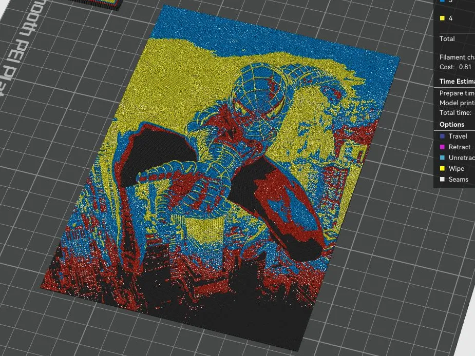Spider-Man HueForge – Pixel Lithophane Tribute by Timberlake Creations MakerWorld: Download Free ...