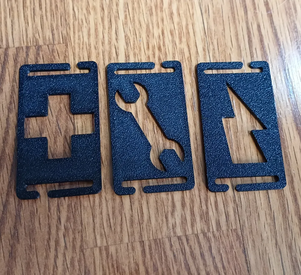 Hollow Molle Tags - Free 3D Print Model - MakerWorld