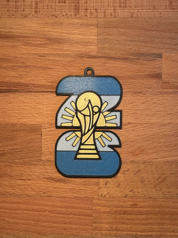 World Cup Soccer Keychains | Country Pack 1 - Free 3D Print Model ...