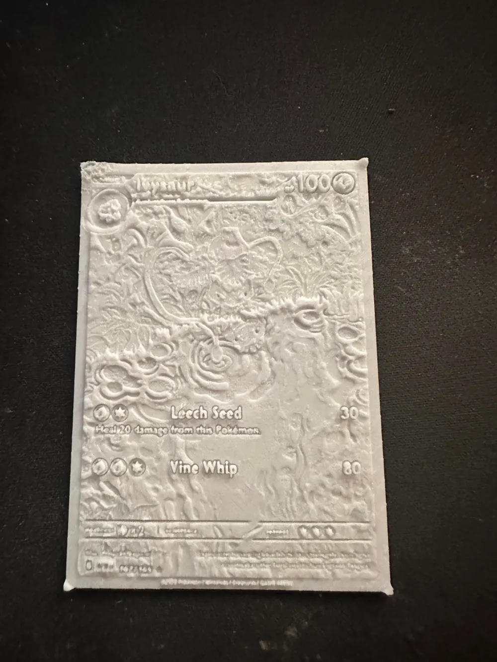 Ivysaur (151 Full Art) Pokemon Card Lithophane by thatguy08 - MakerWorld