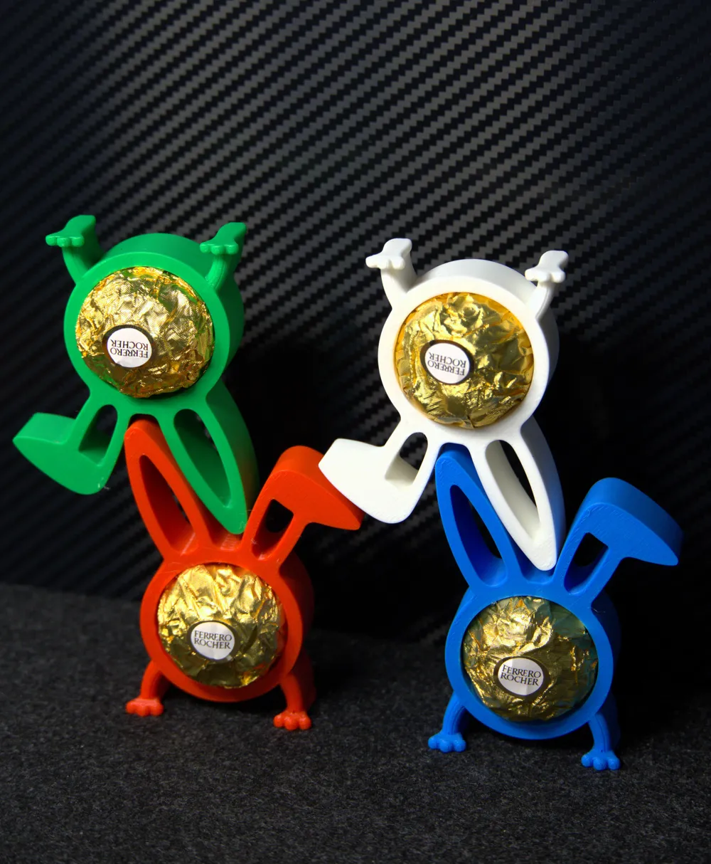 small Ferrero Rocher rabbit by Lore_riderr MakerWorld: Download Free 3D ...