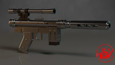 Lando Calrissian's SE-14R Custom Blaster with original design by ...