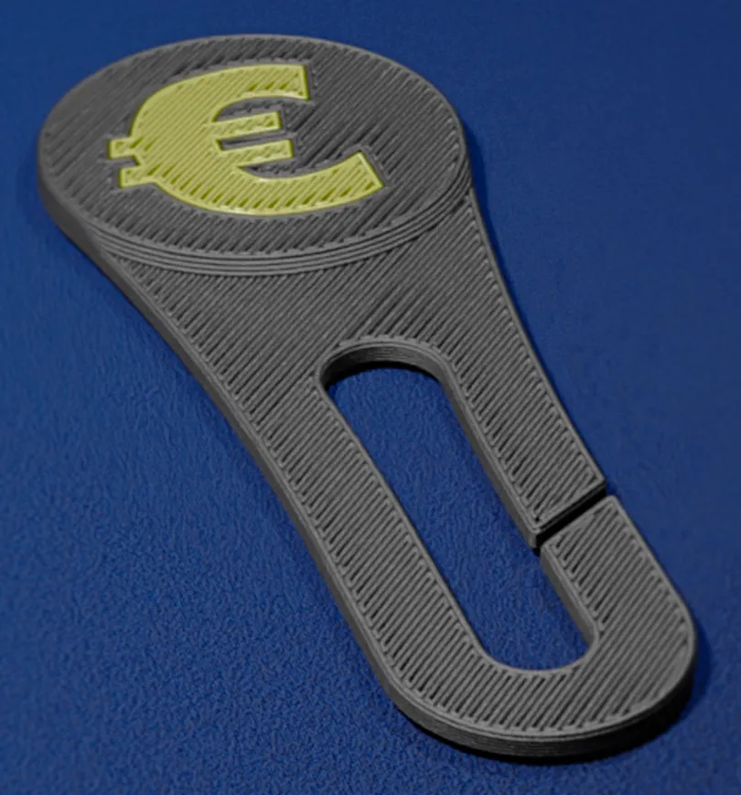 Shopping Cart Key | Multicolor by walloper3 - MakerWorld