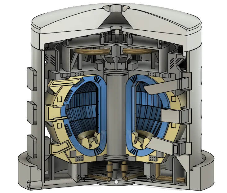 Tokamak Fusion Reactor 3d Print Model by wontonnn MakerWorld: Download Free 3D Models