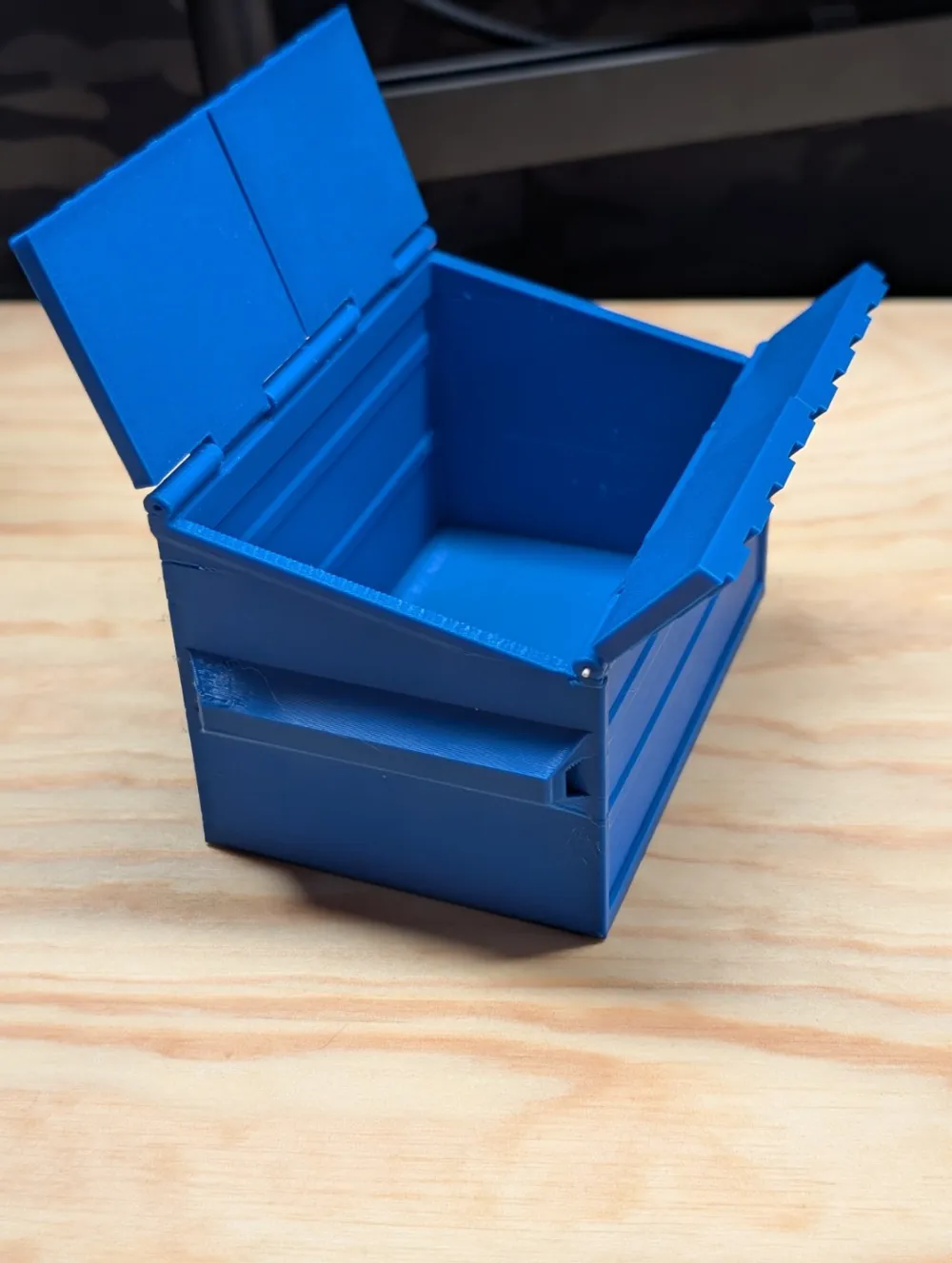 Dumpster A1 Poop Bucket with Working Lids by Samboxing MakerWorld ...