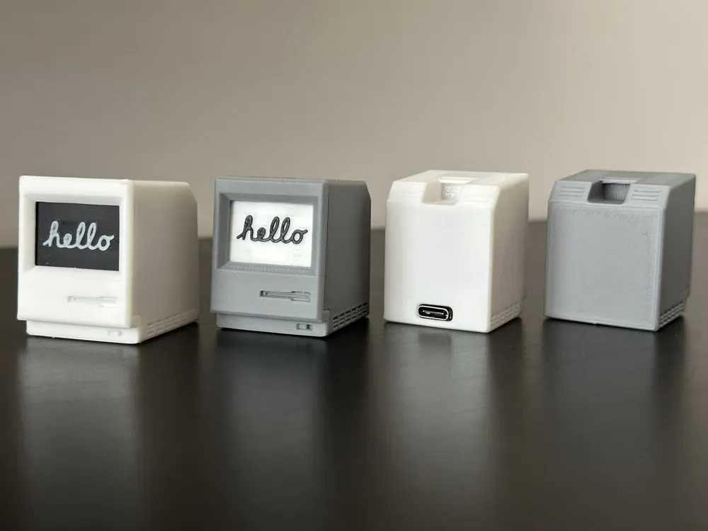 Tinytosh: Mini Retro PC & Smart WiFi Display ESP32 - Free 3D Print ...