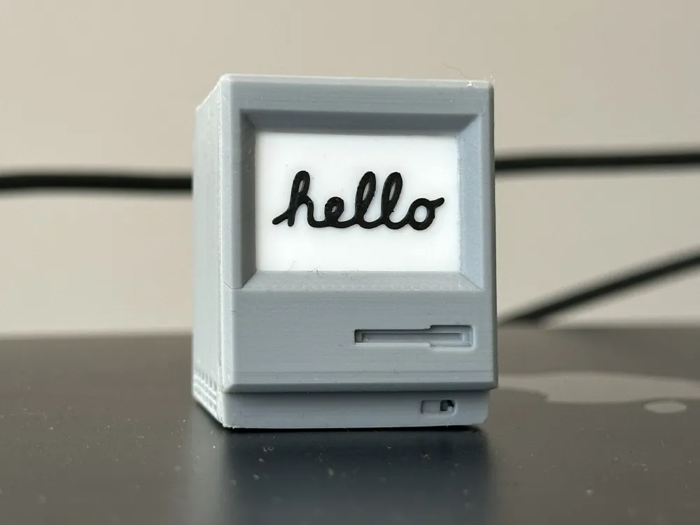 Tinytosh: Mini Retro PC & Smart WiFi Display ESP32 - Free 3D Print ...