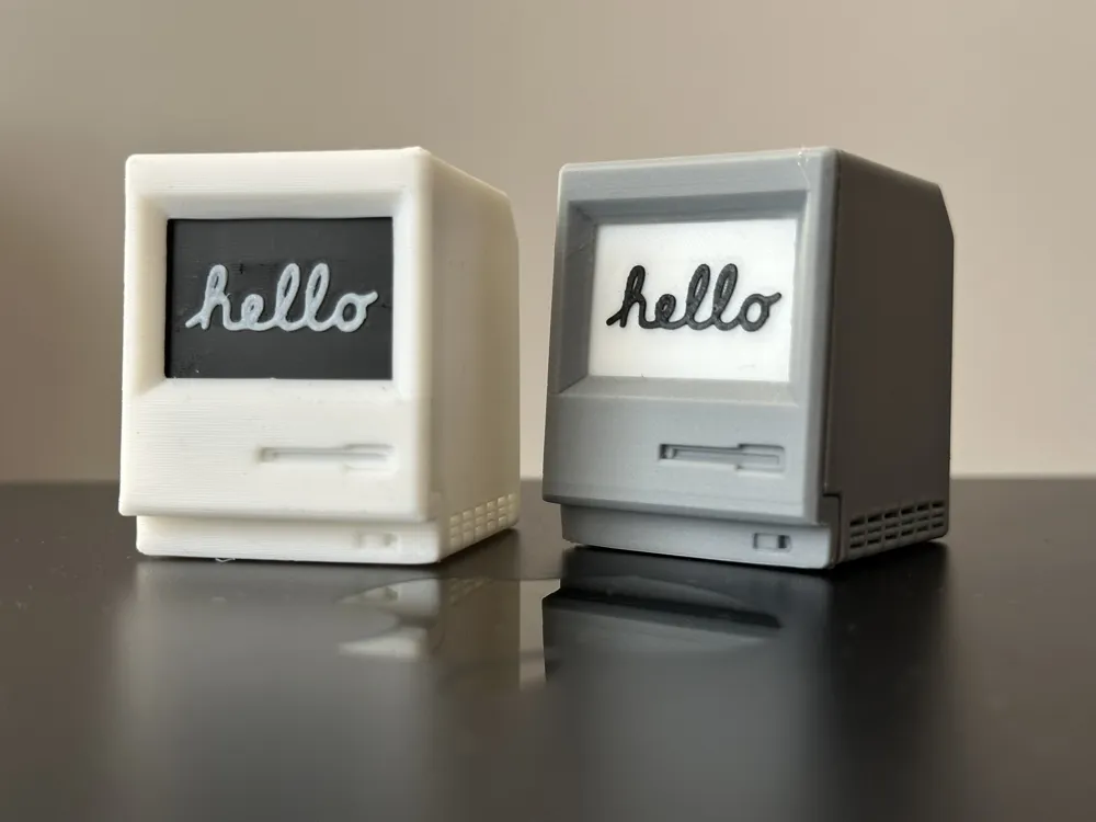 Tinytosh: Mini Retro PC & Smart WiFi Display ESP32 - Free 3D Print ...