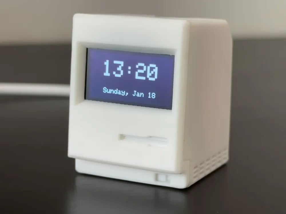 Tinytosh: Mini Retro PC & Smart WiFi Display ESP32 - Free 3D Print ...