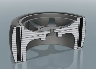 RC 1:16 custom rims with slick tire by Special Printing Services ...